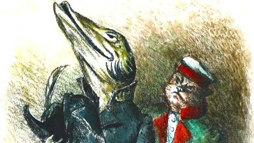 И. А. Крылов:  "Щука и кот", "Волк и кукушка", " Петух и жемчужное зерно".