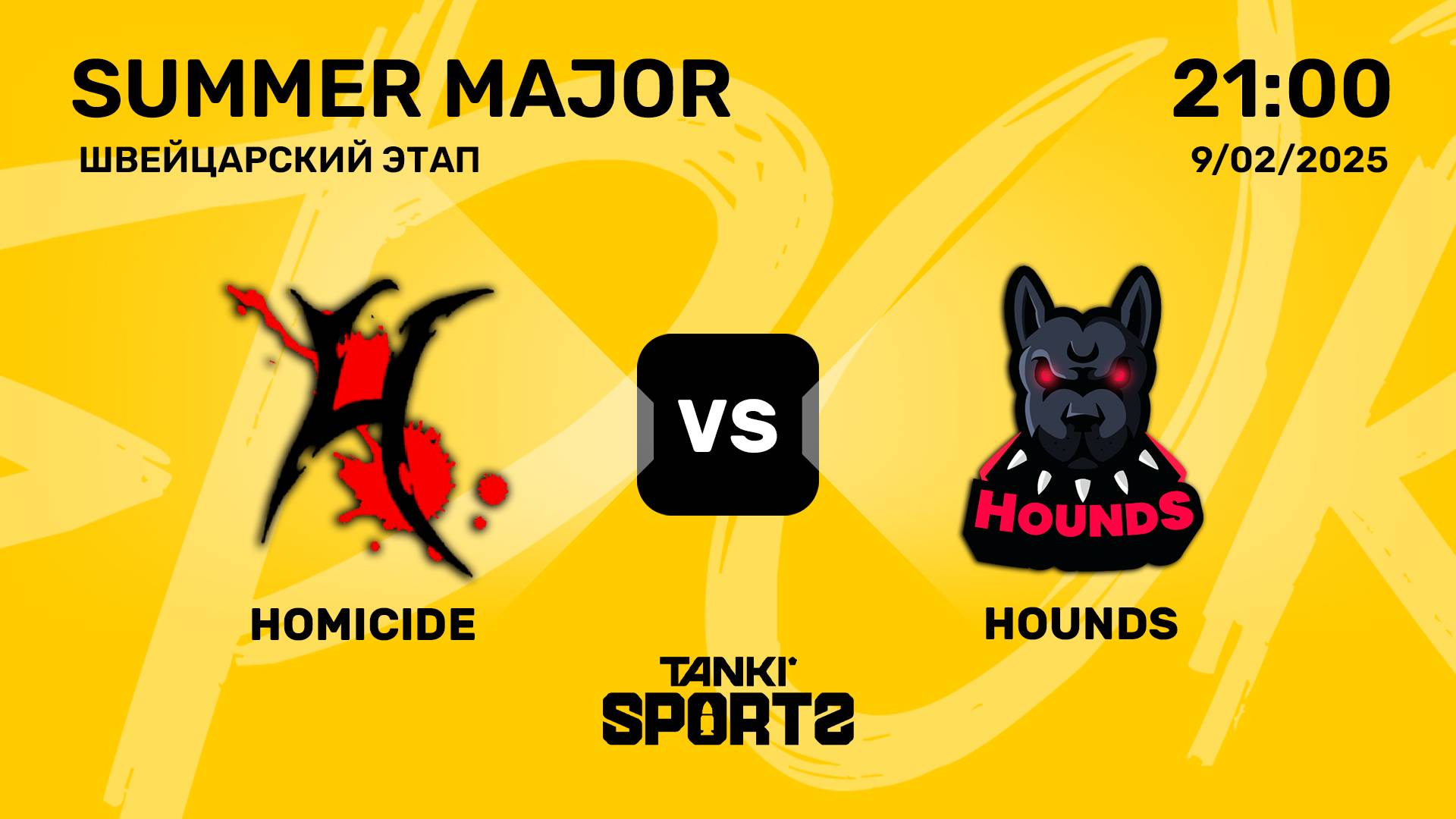 HOMICIDE VS HOUNDS | SUMMER MAJOR | RANKINGS I | 09.02.2025