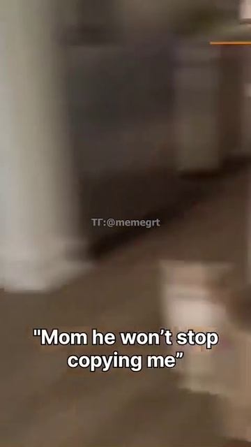 Мам, он надоел за мной повторять