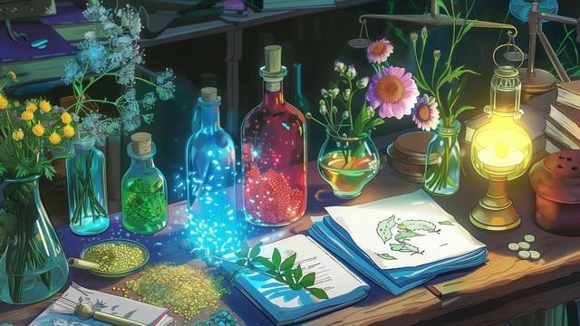 Лирическая фэнтезийная музыка для вдохновения - Анимированный фон