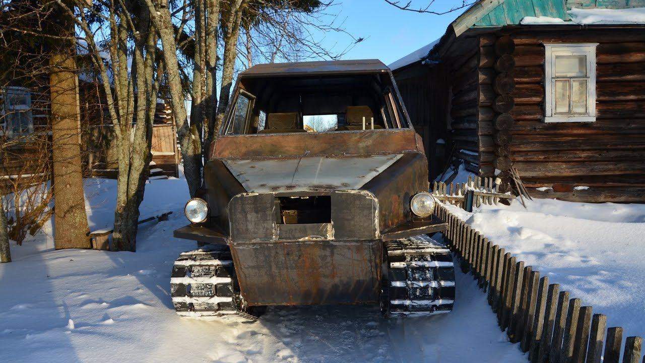 Самодельный гусеничный вездеход Tirex