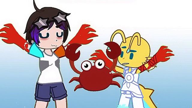 гача маме [_крабики котики, кубики кедики_] gacha meme , просто видео без смысла 😐 ОПИСАНИЕ!!