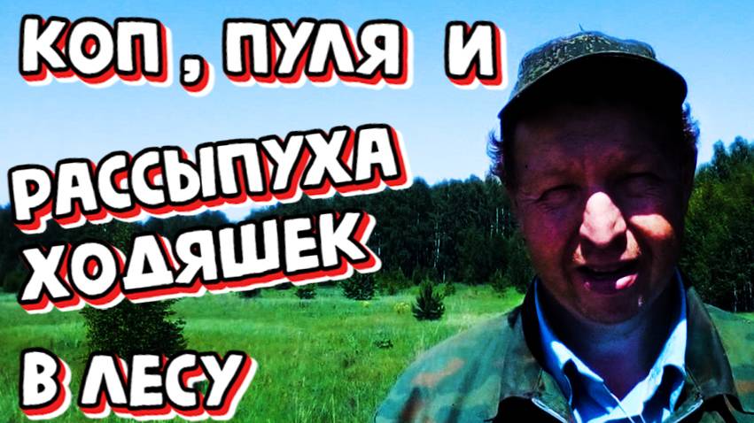 Поиск  у оврага с металлоискателем