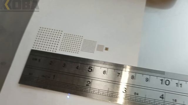 Перфорация бумаги лазерным маркиратором