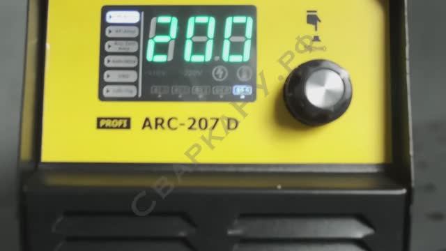 Инвертор сварочный Барс Profi ARC-207 D Знакомство