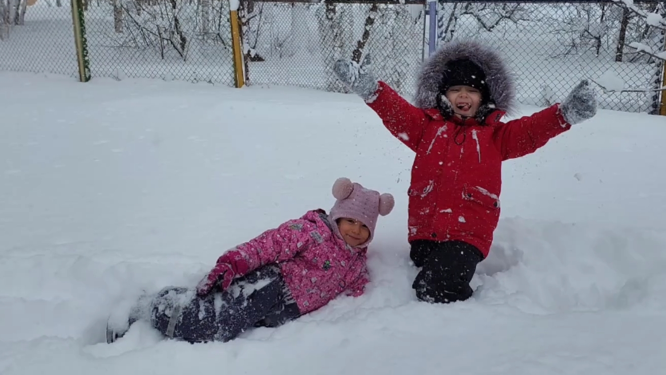 Снежные прогулки - это здорово!