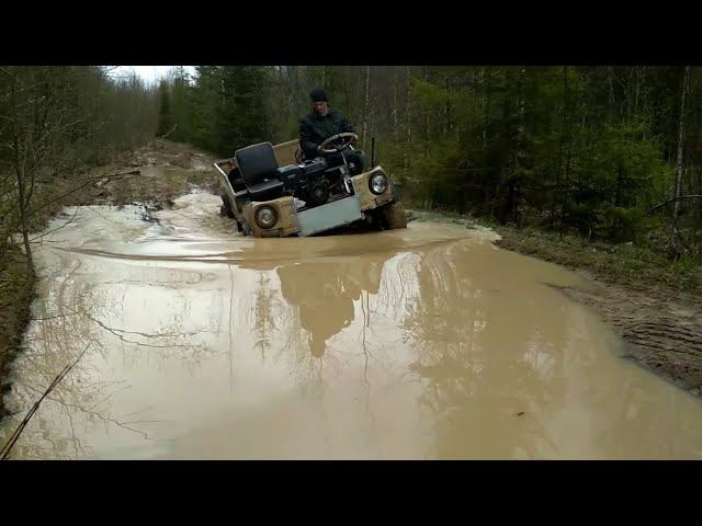 Луаз с двигателем 15 л.с ИСПЫТАНИЯ