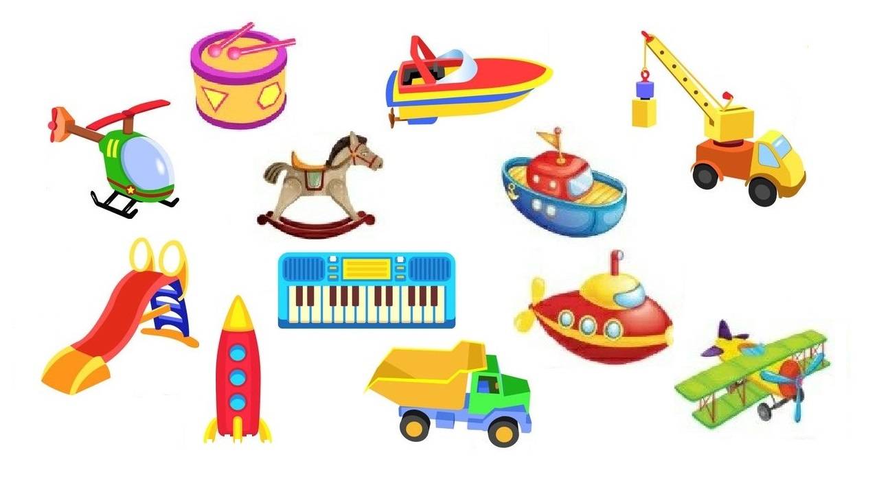 Игрушки. Названия детских игрушек. Игрушки часть 2