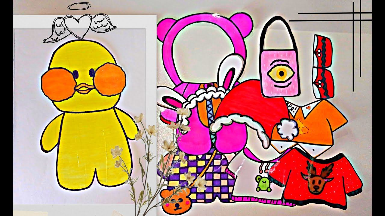 Делаем ⭐шкаф-блокнот⭐ для Пушинки (Уточки Ла Ла Фанфан.