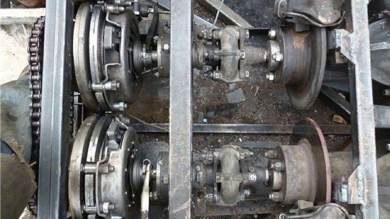 Самодельный гусеничный вездеход часть 14