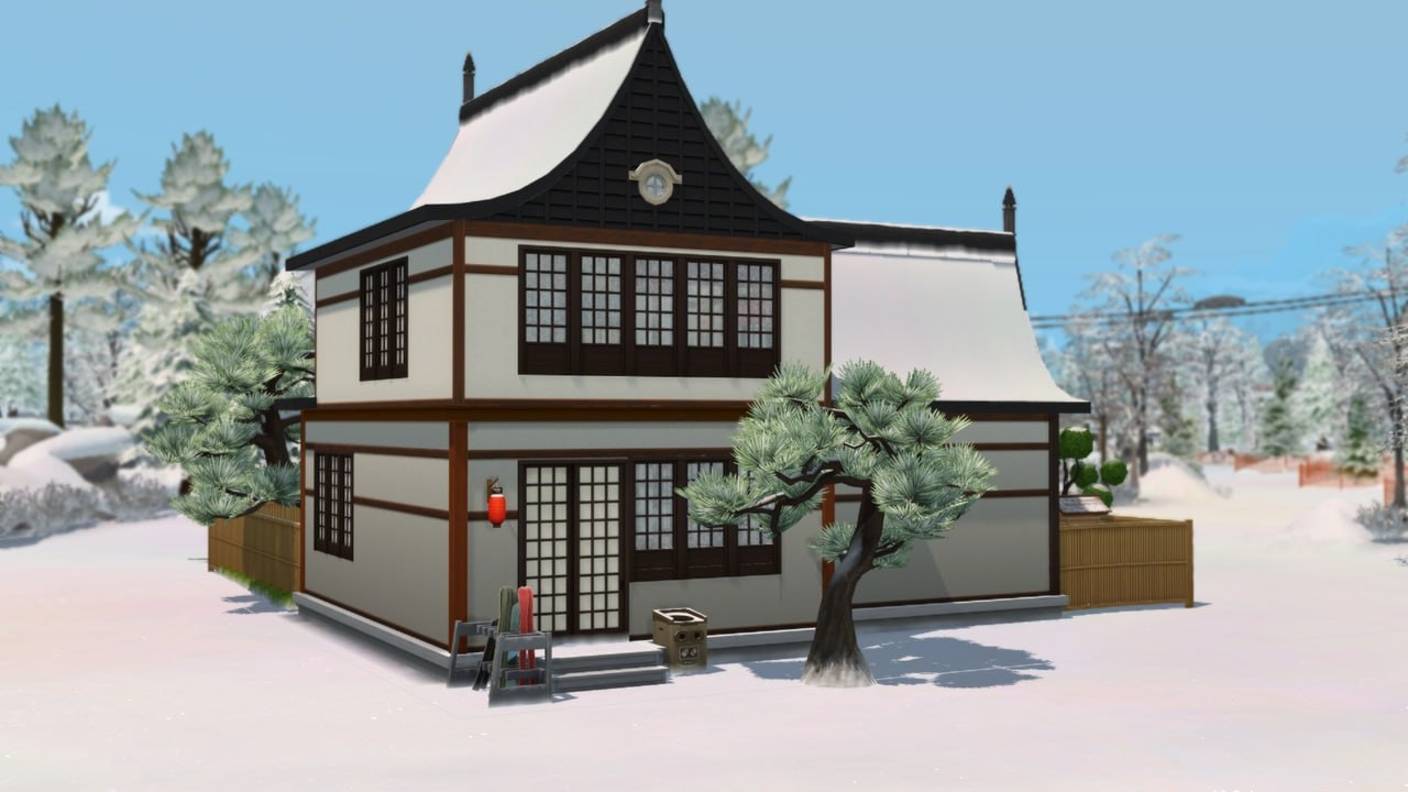 The Sims 4 Build. Баня онсэн "Сутефани"