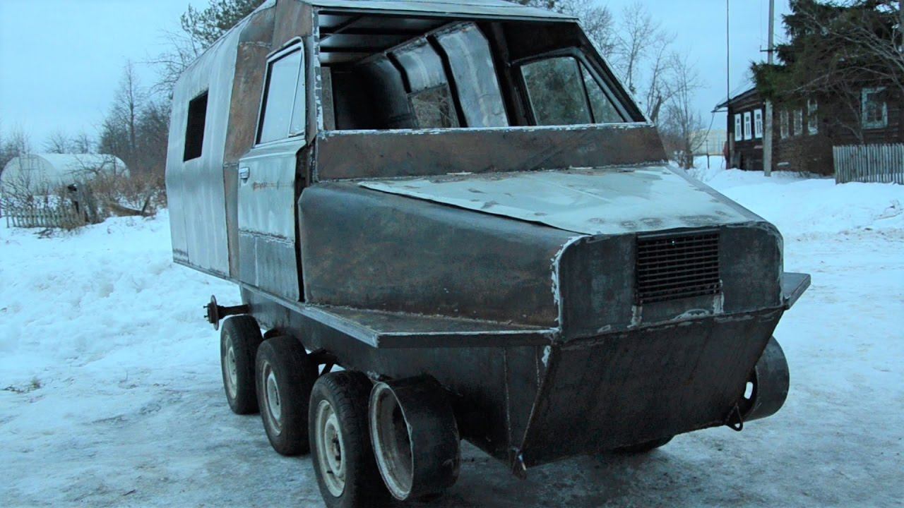 Самодельный гусеничный вездеход часть 8