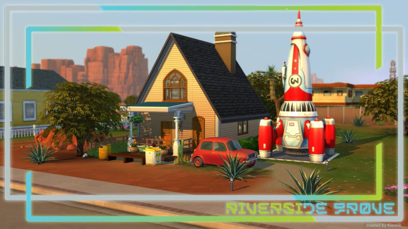 The Sims 4 Speed Build. Риверсайд Гроув