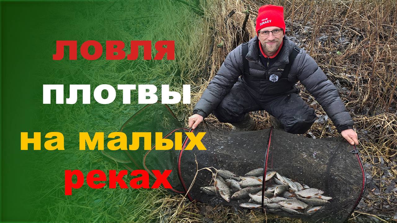 ловля плотвы на малой реке