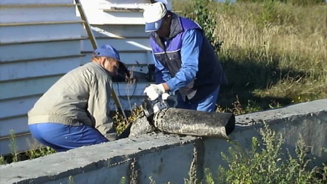 стройка на Жижицком озере.