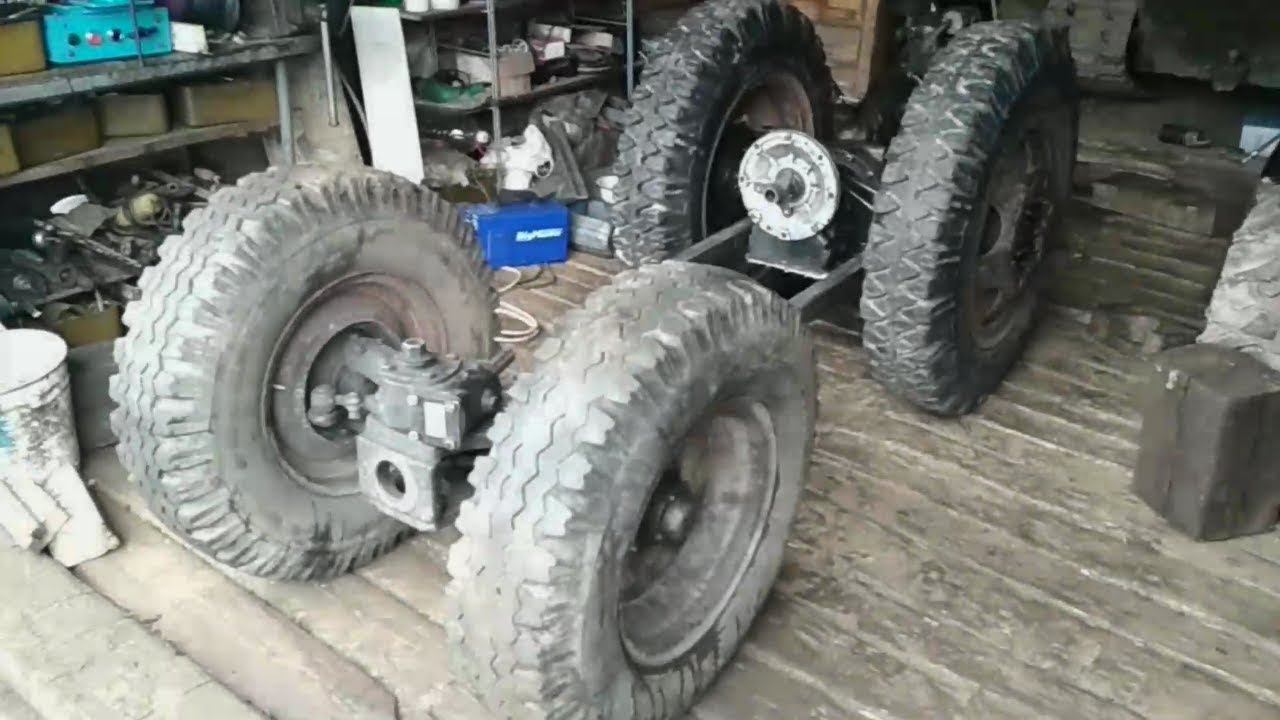 Постройка минитрактора часть 2