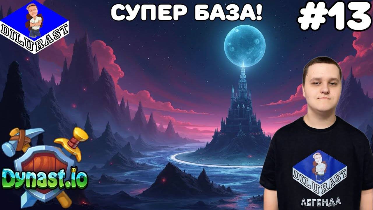 Dynast.io #13 ИГРОВОЕ ШОУ! СУПЕР БАЗА! ВИДЕОИГРА ОНЛАЙН! GAMEPLAY! ИГРОВОЙ КАНАЛ Dilurast