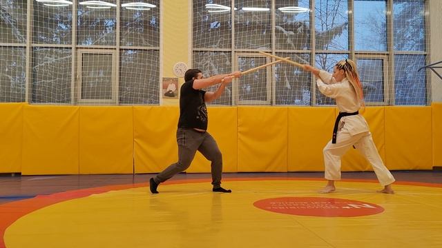 Свободная работа с боккеном, курс Айкикен Сёсетсукан