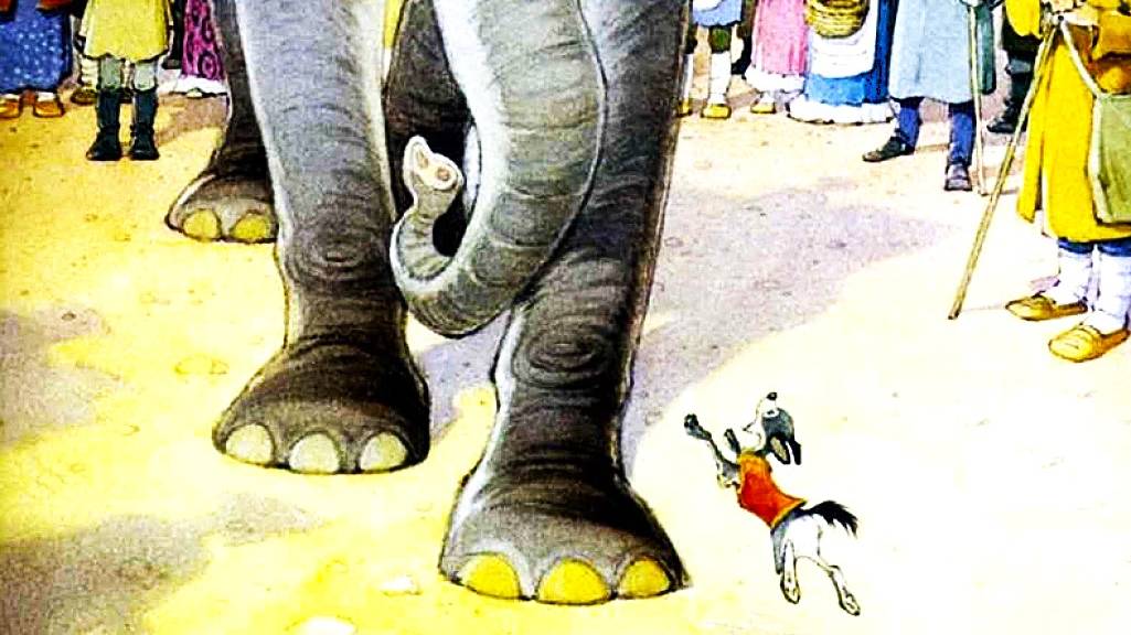 И. А. Крылов: "Три басни  "Слон и моська", "Волк и волчонок", "Обезьяна".