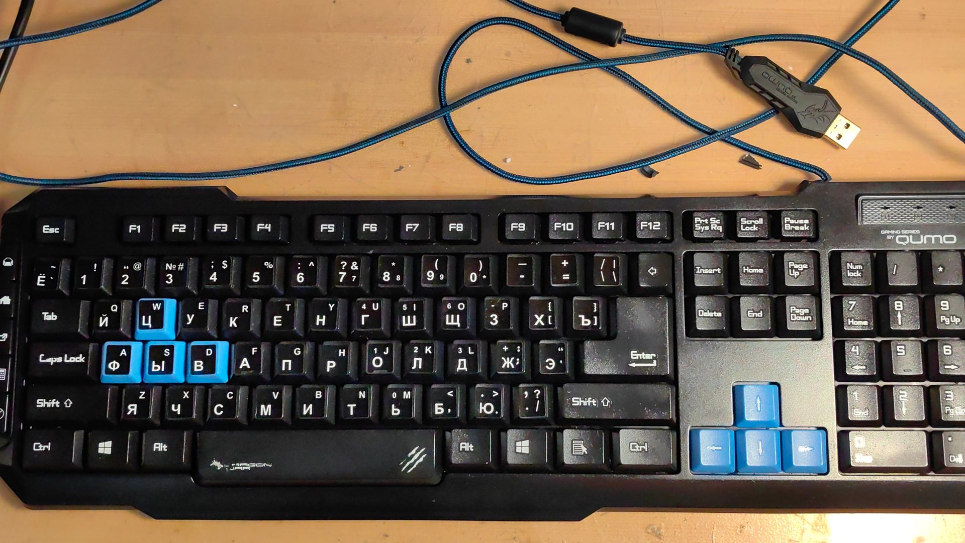 Разбор, чистка и обзор клавиатуры Qumo Desert Eagle GK-001