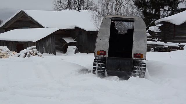 Самодельный гусеничный вездеход Tirex  Первый выезд