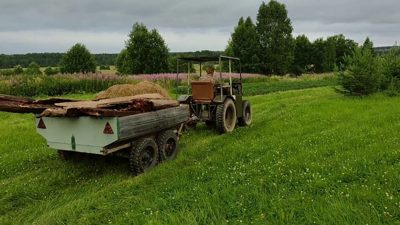 Минитрактор с двигателем ВАЗ