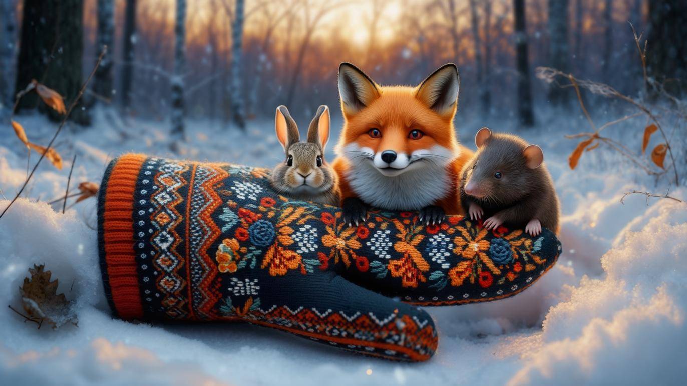 Рукавичка - русская народная сказка