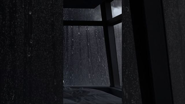 Ночная непогода. Сильный ветер, дождь.