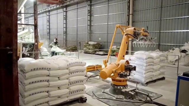 Паллетирование мешков