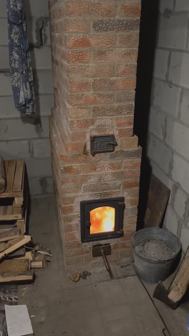 Печь для мастерской своими руками
из строительного кирпича
