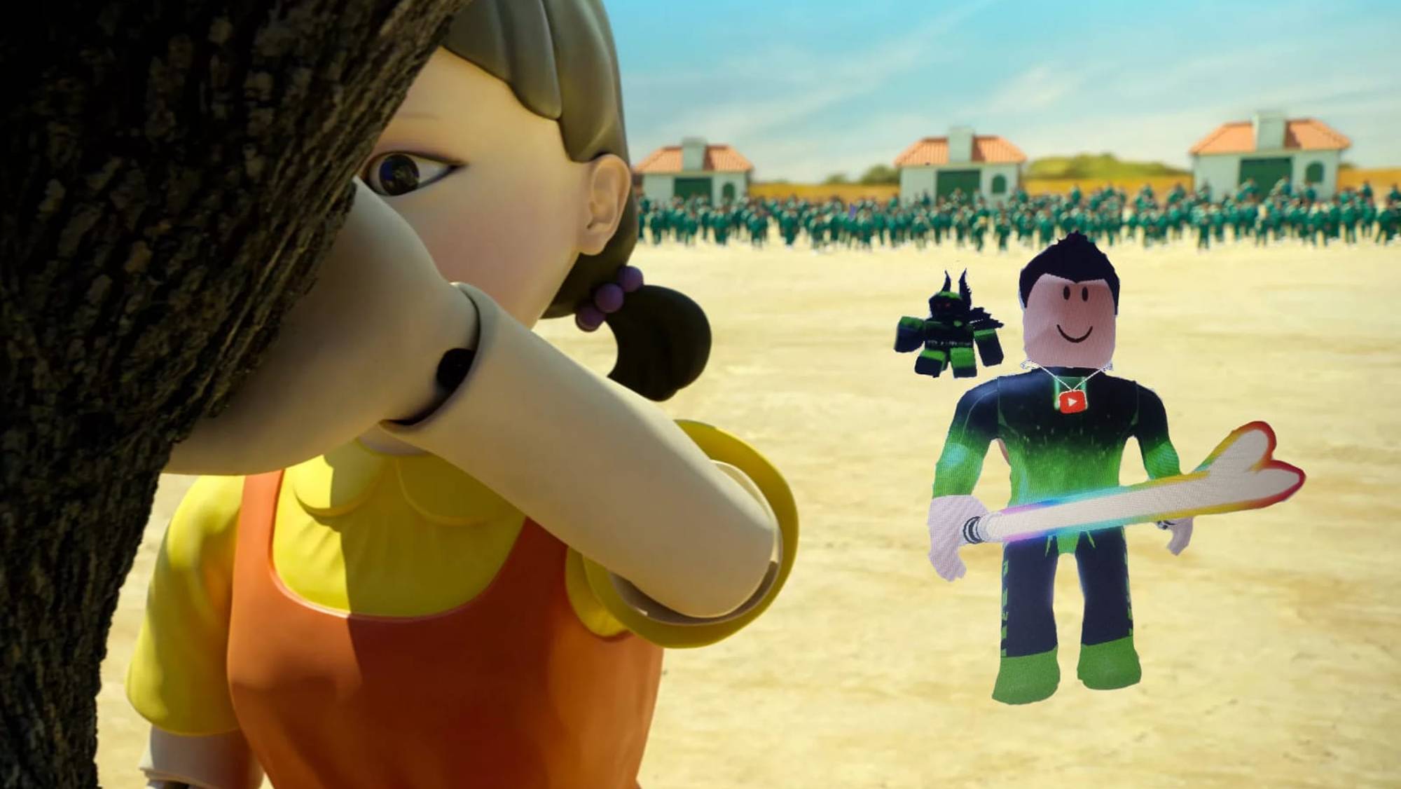 Играю в игру в кальмара в роблокс