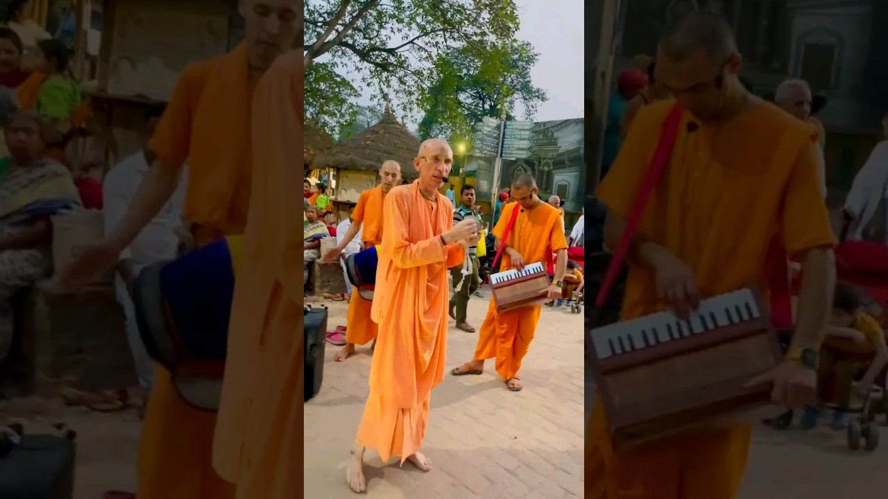 ХАРИНАМА В МАЯПУРЕ #харекришна #харинама  #индия