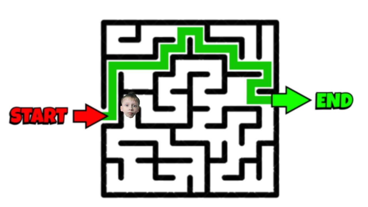 ИГРАЕМ В ИГРУ ПОД НАЗВАНИЕМ СИМУЛЯТОР ЛАБИРИНТА