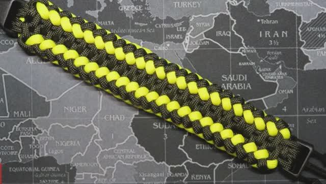 DIY Bracelet - How to make Predator Bracelet - paracord lanyard - Paracord Tutorial(360P)