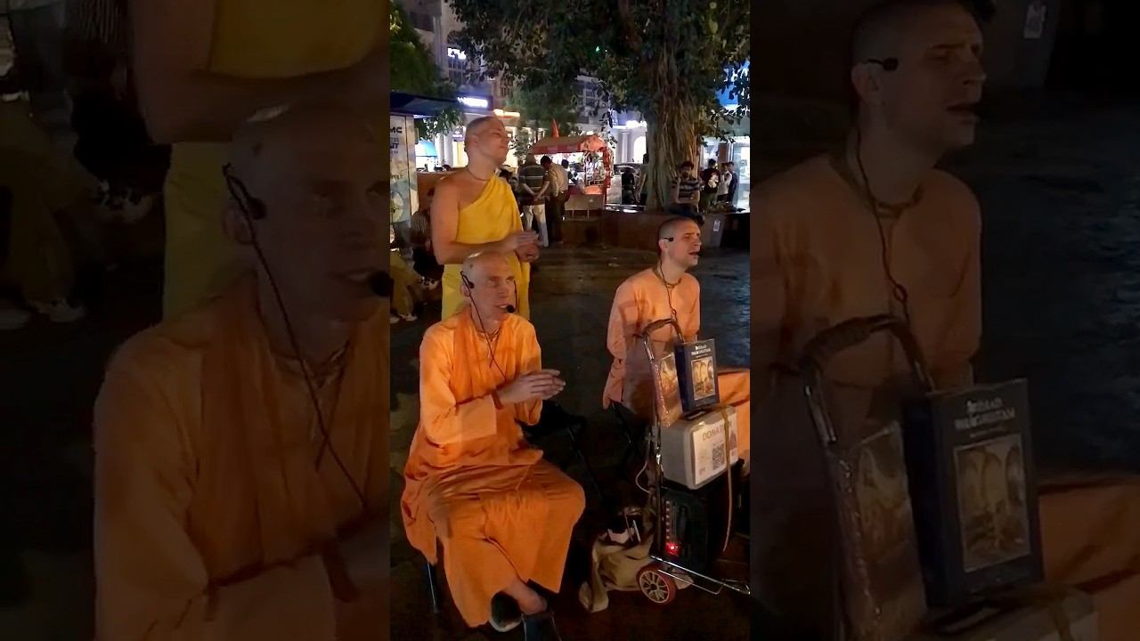 ХАРИНАМА-САНКИРТАНА. ДЕЛИ #харекришна #санкиртана