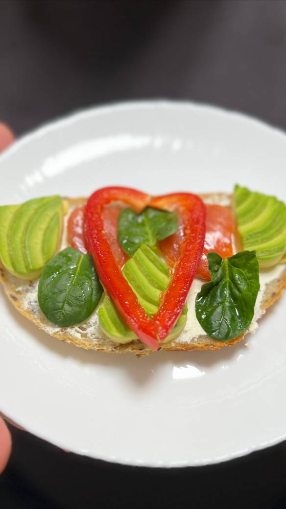 Романтический завтрак🍳 на День святого Валентина❤️ #ValentineDay #Love #Heart #Kiss #breakfast