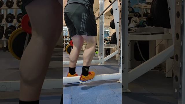 Подъемы на носки стоя