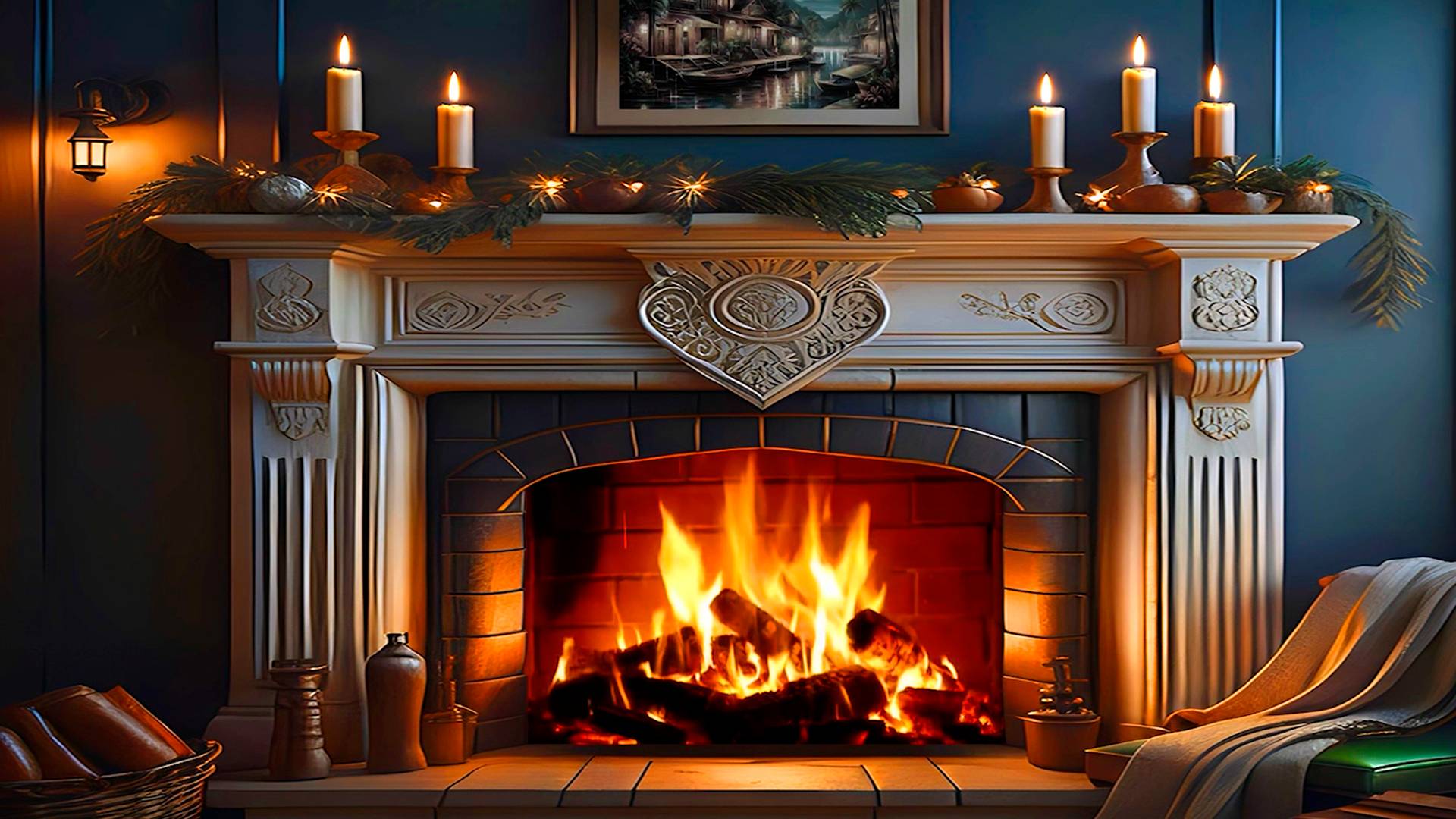 🔥 НЕВЕРОЯТНО КРАСИВАЯ МУЗЫКА ДЛЯ ДУШИ И ОГОНЬ В КАМИНЕ 🎵 ЧАРУЮЩИЙ ДЖАЗ 🎵 НЕЖНАЯ МУЗЫКА ДЛЯ СНА