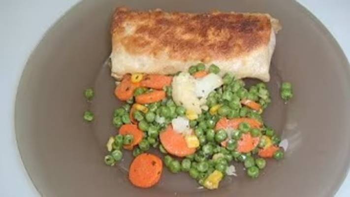 Минтай в лаваше, грудинка в термомиксе. Маринкины творинки. Всем МИРА и Добра!