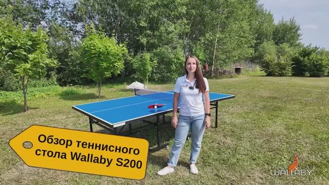 Oбзор Теннисный стол Wallaby Outdoor S200 Blue