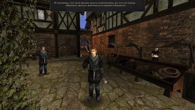 Gothic 2 Мод Хроники Миртаны:Архолос.Часть38 Старый город.Квесты жителей.Покупка дома.Вино Гумберта.