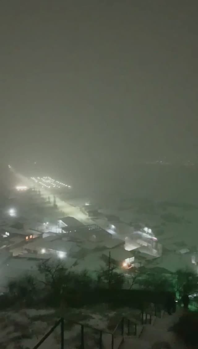 Обзор со смотровой в снежную сказку ❄️🌨️☃️