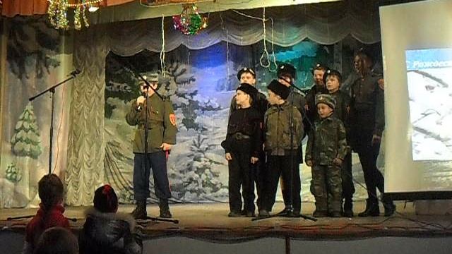 Шаповалов Егор и кадеты Школы джур г.Феодосия "Моя светлая Русь"