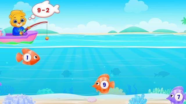 Обучение Цифрам Учимся Считать Ловим Цифры мультик для детей Развивашка для детей 2025