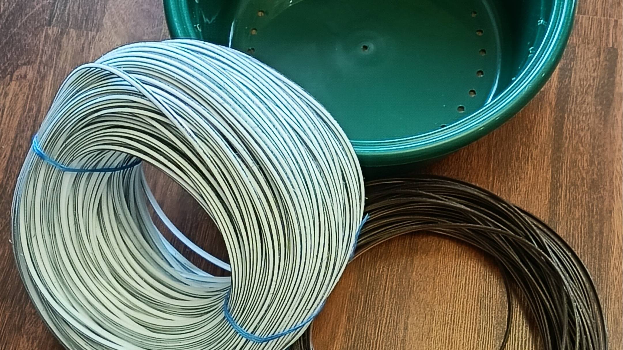 Подробная схема расчета длины лоз ротанга для плетения кашпо.