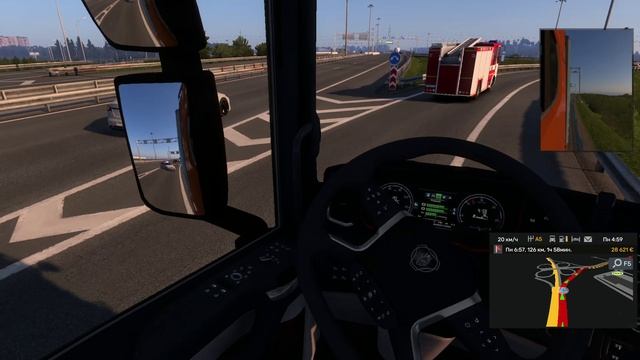 Euro Truck Simulator 2 бешный дальнобойщик работает по россии