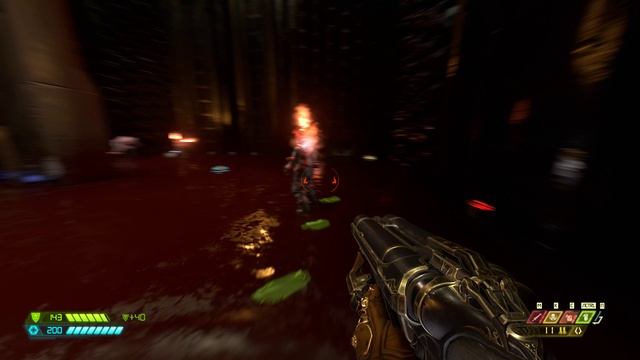 Doom Eternal 3,5K RTX ON Мастер уровень База сектантов Ультра жестокость