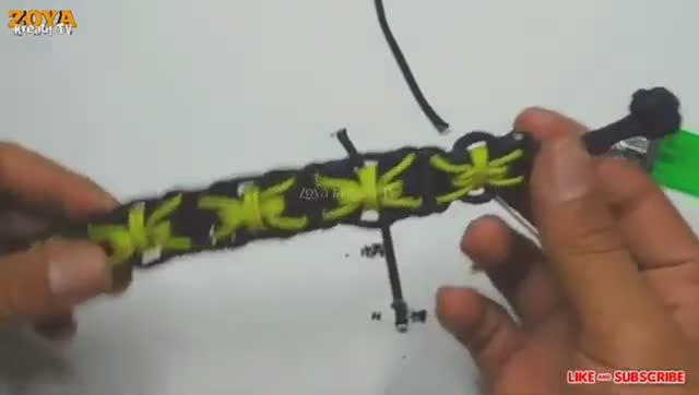 Gelang Tali motif _spider_ Tutorial membuat gelang tali Paracord  DIY Paracord bracelet(360P)