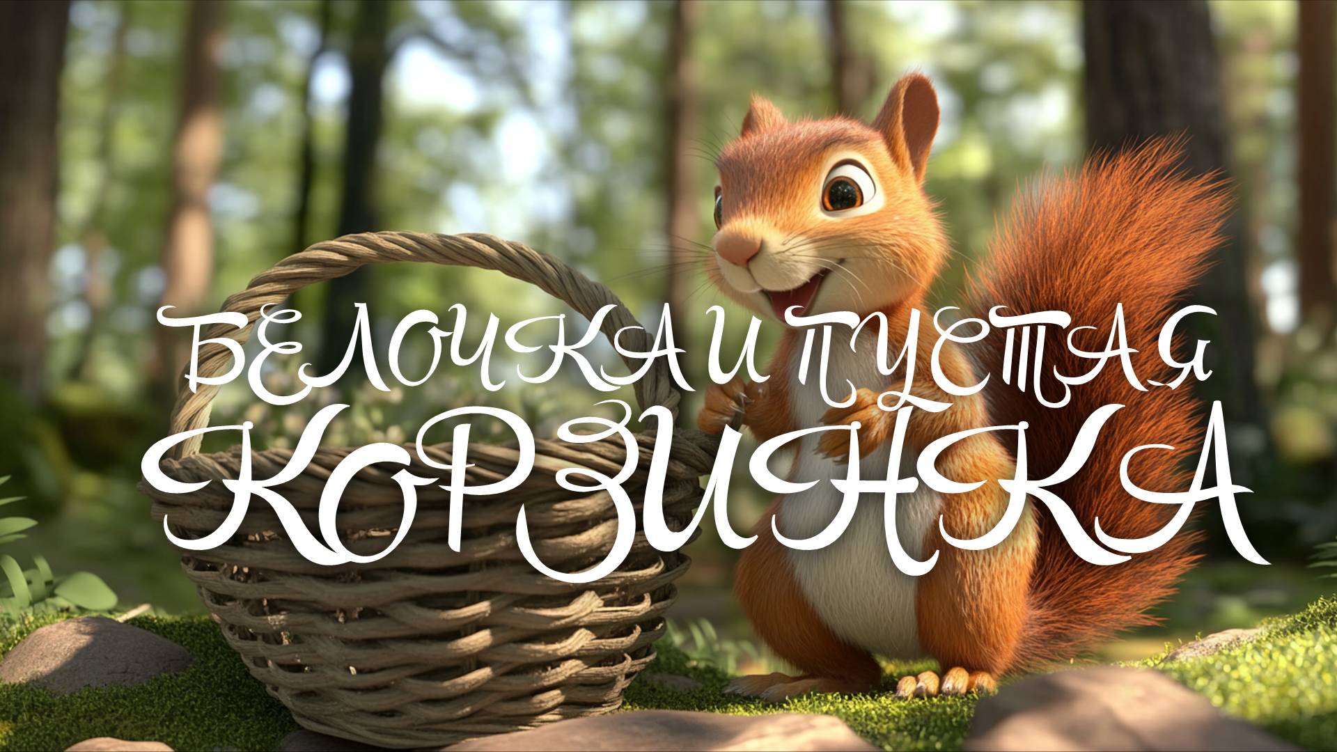Новые детские сказки 🧚БЕЛОЧКА И ПУСТАЯ КОРЗИНКА