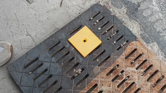 Тест лазерной очистке на краске